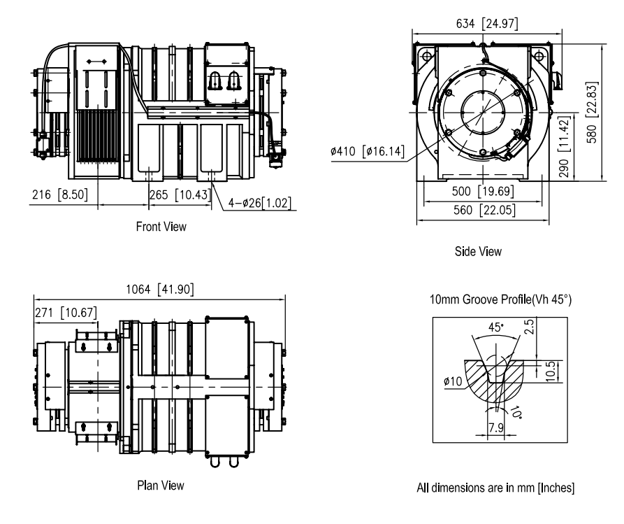 HGL292 - V45 - ECO Gearless - Haider Elevator Machines
